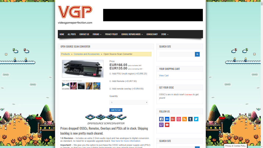 OSSC（Open Source Scan Converter）の購入方法について | RTAPlay!